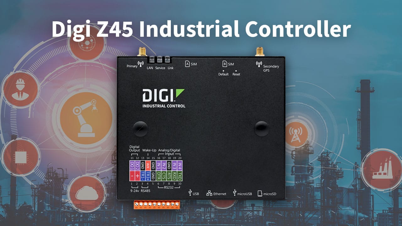 El controlador industrial Digi Z45 ya está certificado en T-Mobile ...
